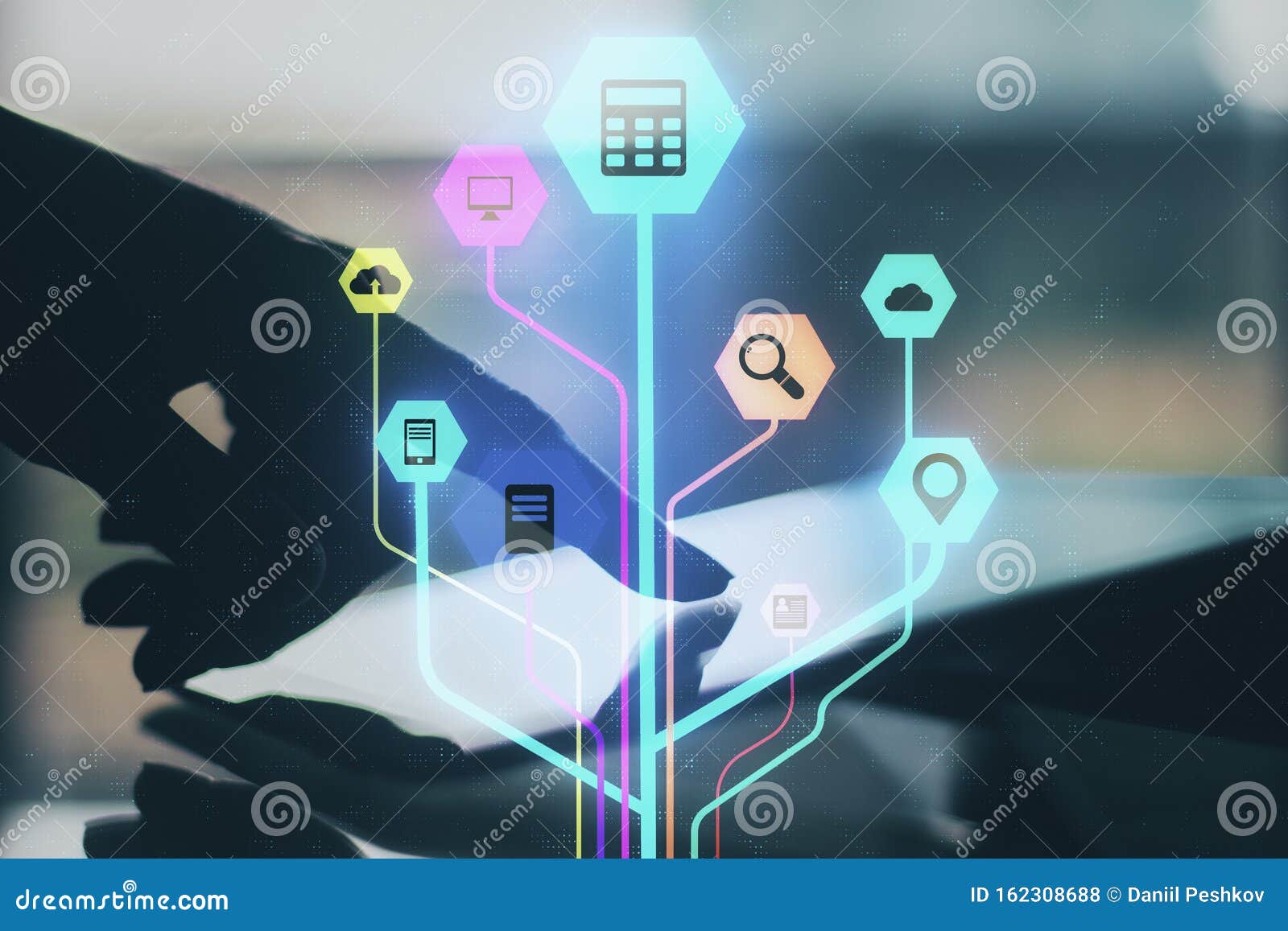 Social Media and Network Concept Stock Photo - Image of communication ...