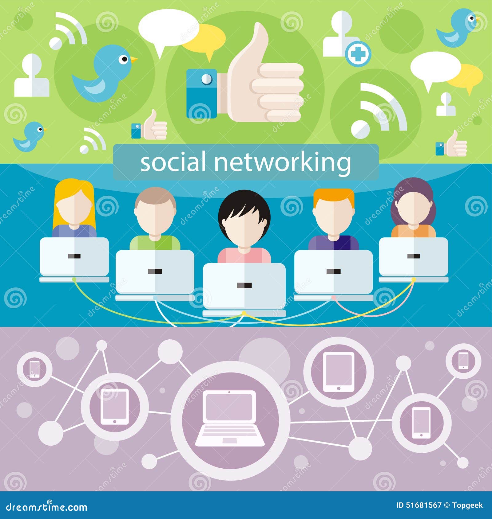 Avatar Network - Granite Icons Vector Illustration | CartoonDealer.com ...