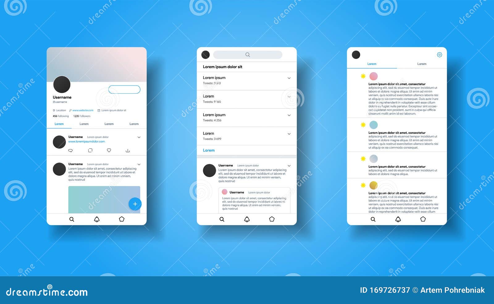 Social Media Network Inspired by Twitter. Mobile App Interface. Blog ... Social Media Network Inspired by Twitter. Mobile App Interface. Blog ...