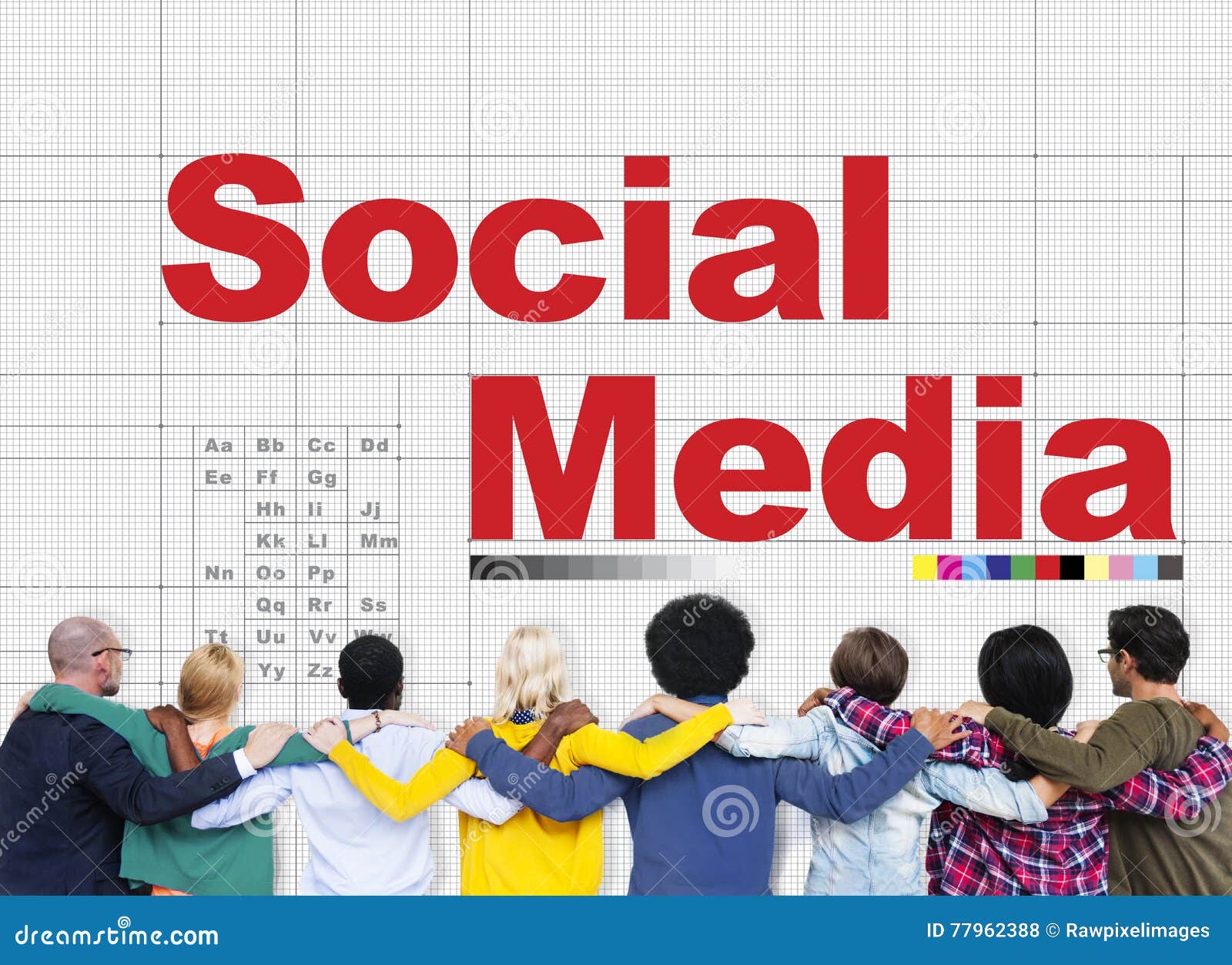 Social Media Networking Connection Communication Concept Stock Photo ...