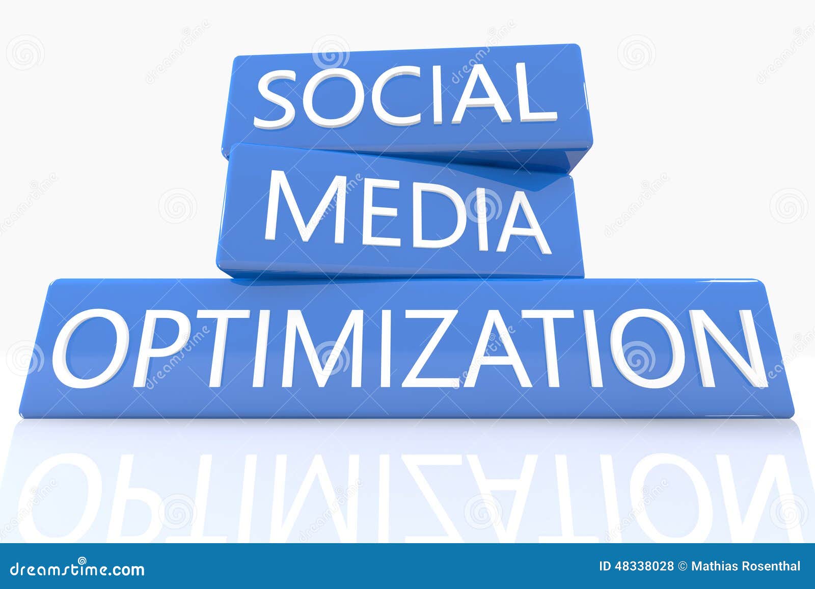 Social Media Optimization stock illustration. Illustration of network ...