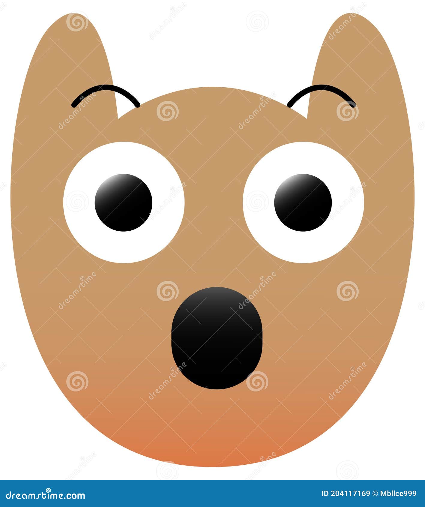 Social Media Owl Wow Reaction of a Set. Flat Design Stock Vector ...