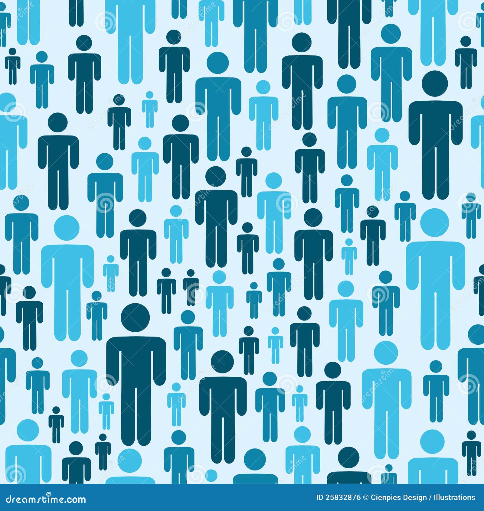 Social Media People Pattern Stock Vector - Illustration of pattern ...