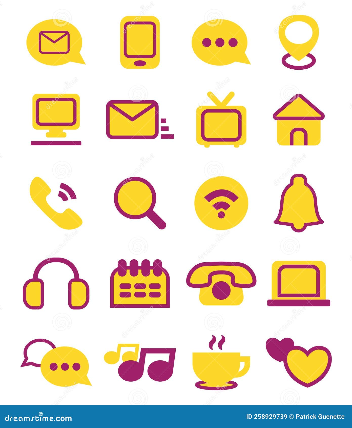 Social Media Platform, Icon Stock Vector - Illustration of wall ...