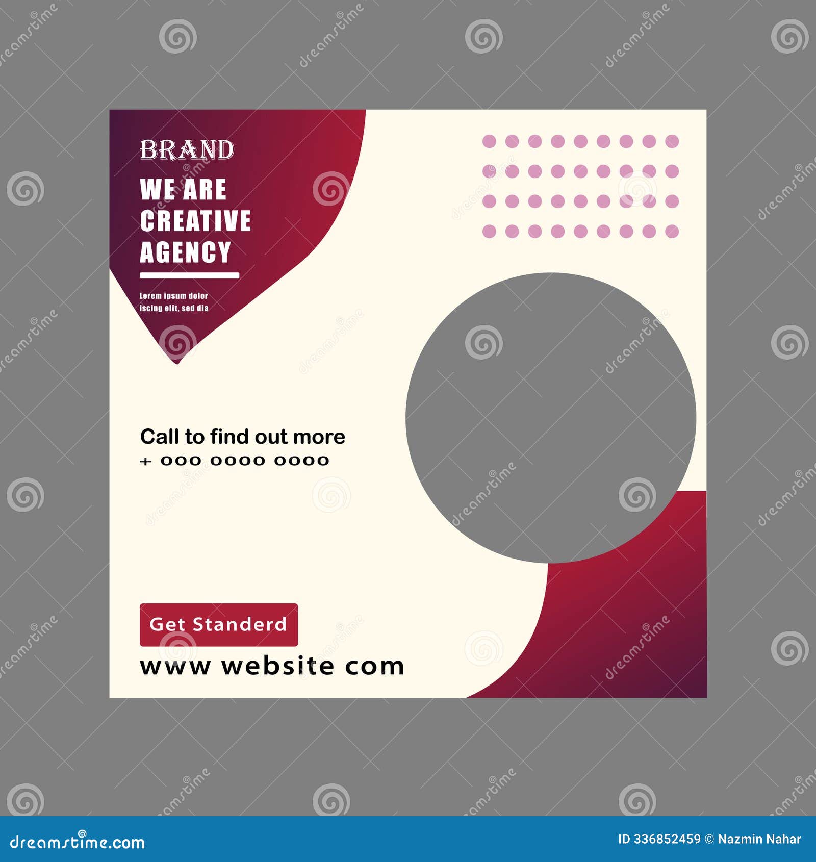 Social media post design stock vector. Illustration of font - 336852459