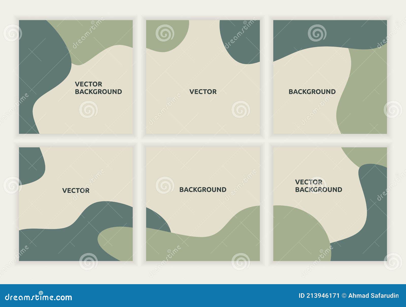 Social Media Post Template in Grid Puzzle Style for Digital Promotion ...