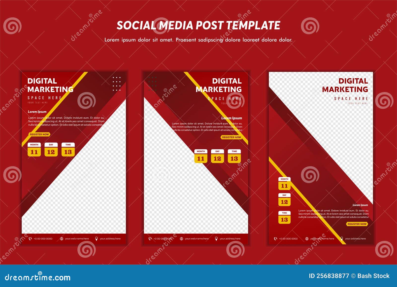 Social Media Post Template Modern Design, for Digital Marketing Online ... Social Media Post Template Modern Design, for Digital Marketing Online ...
