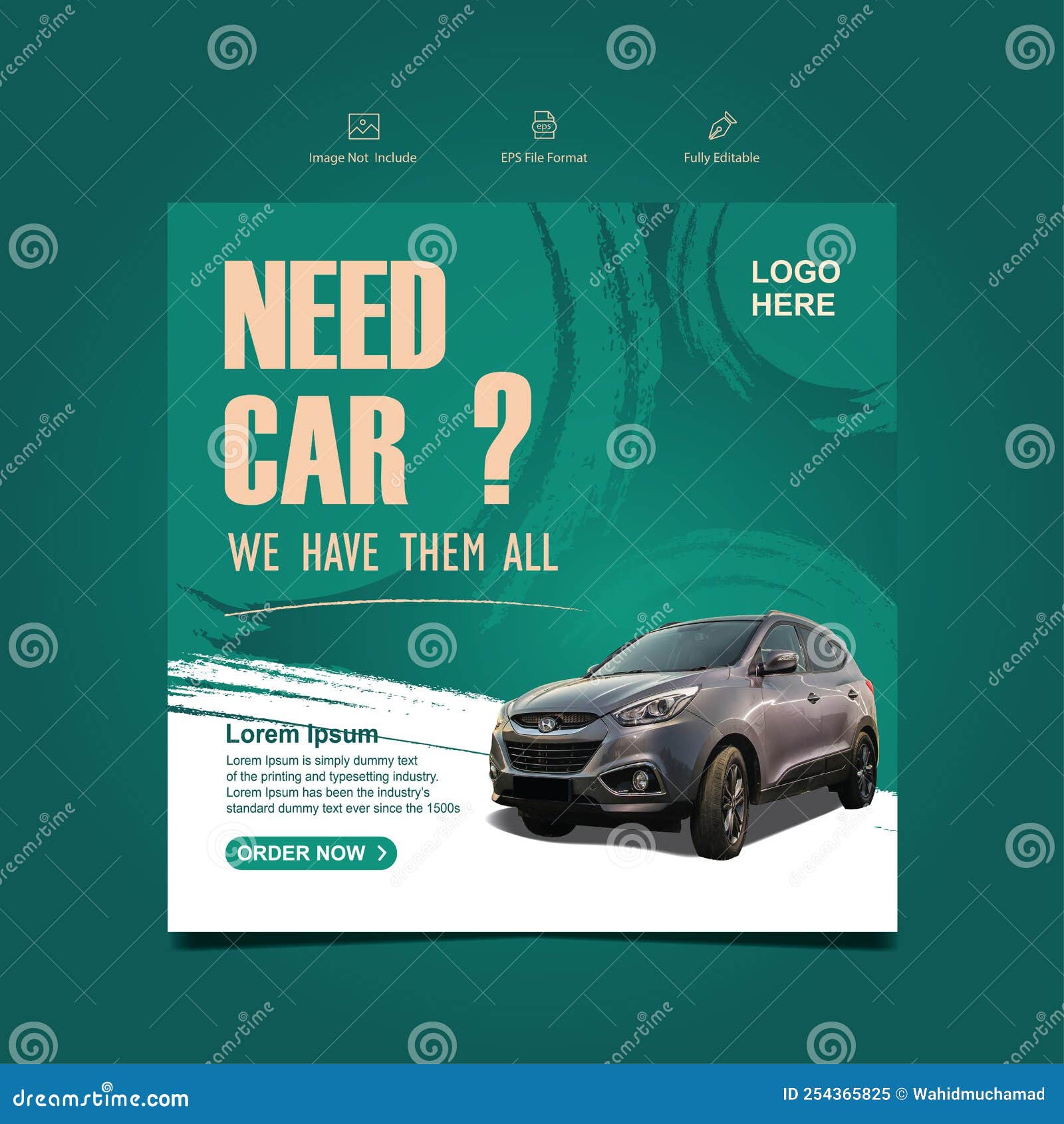 Social Media Post, Welcome Banner, Web Banner Need Car, Car Rental ...