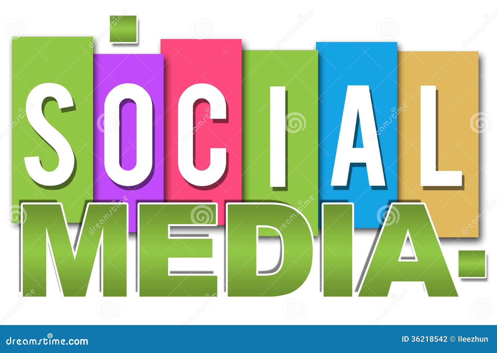 Social Media Professional Colourful Stock Illustration - Illustration ...