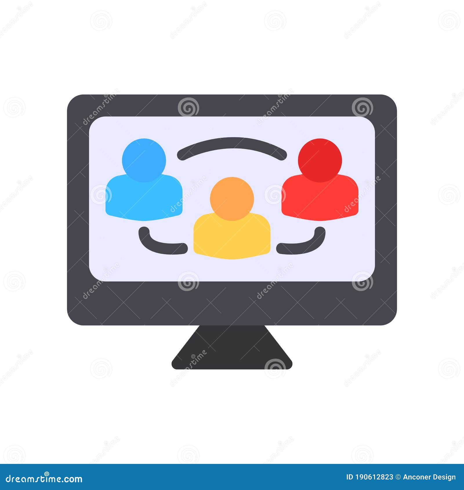 Social Media Sharing in Flat Style for Any Projects Stock Vector ...