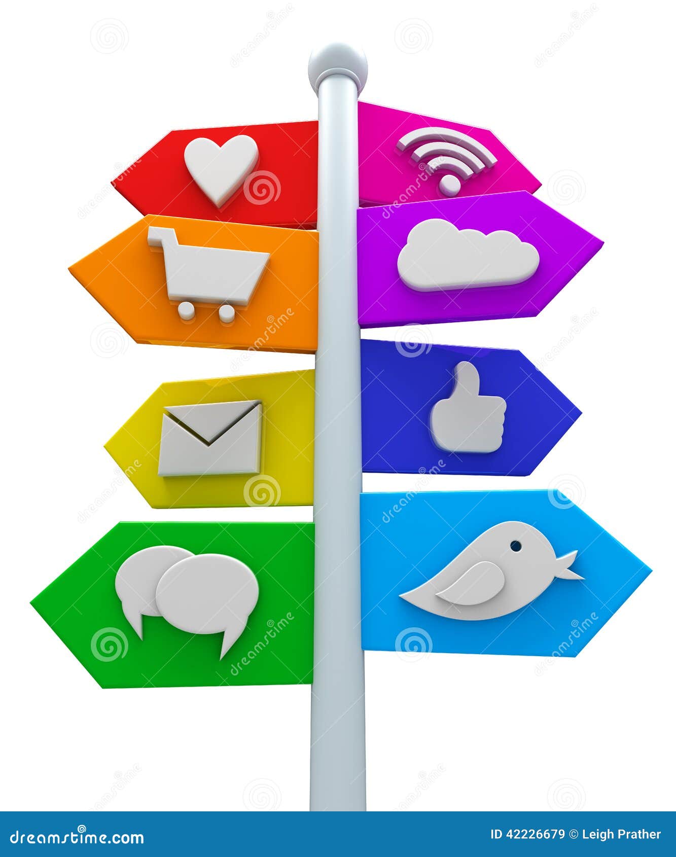 Social media signs stock illustration. Illustration of communication ...