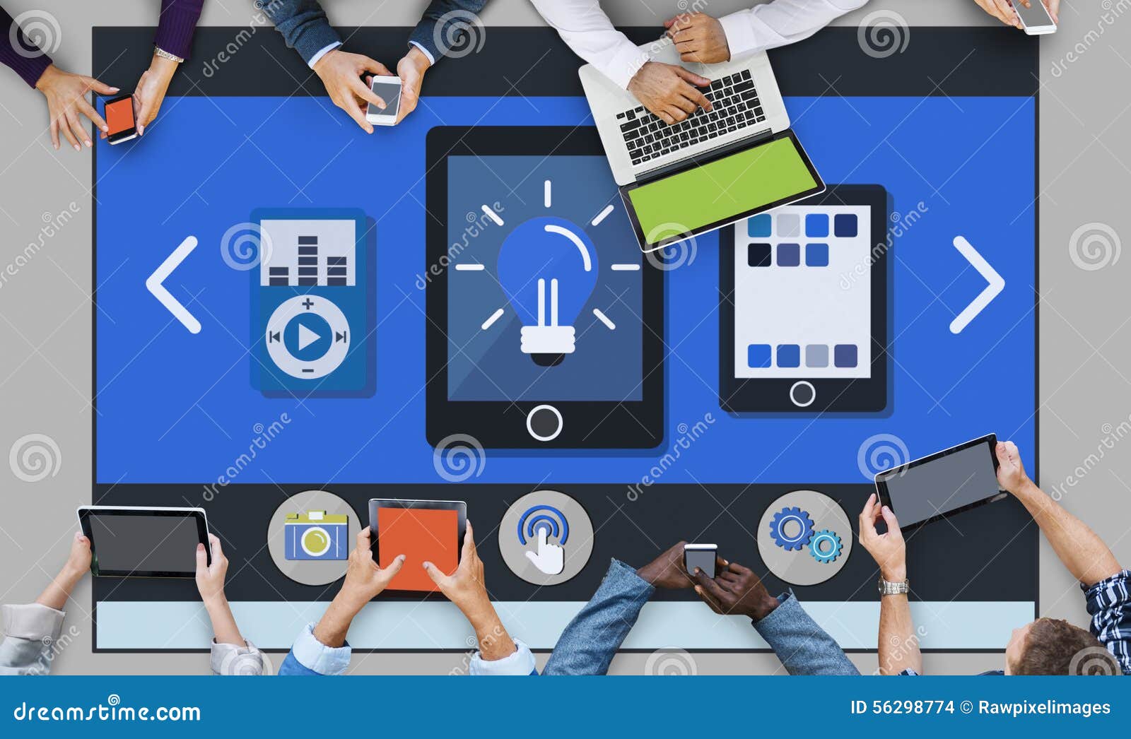 Social Media Social Networking Technology Connection Concept Stock ...