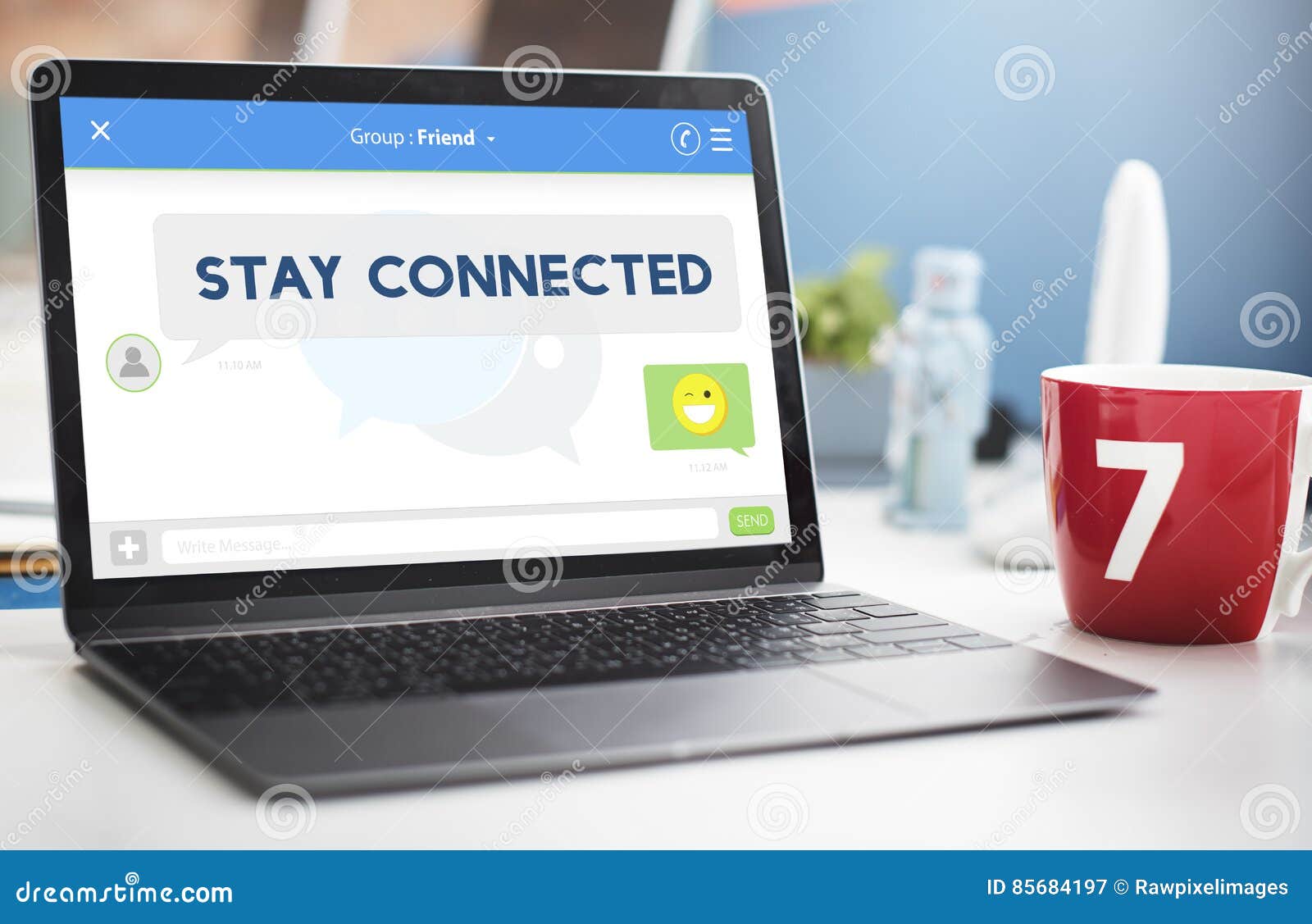 Social Media Stay Connected Concept Stock Image - Image of socialise ...