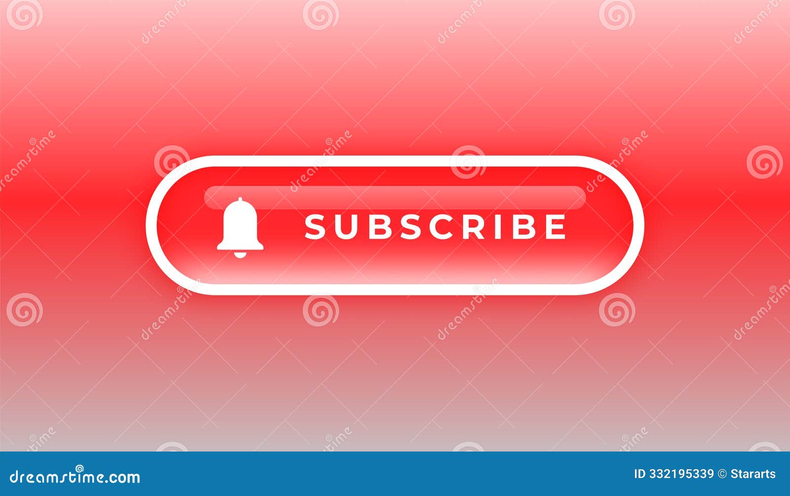 Social Media Subscribe Bell Icon Design Stock Illustration ...