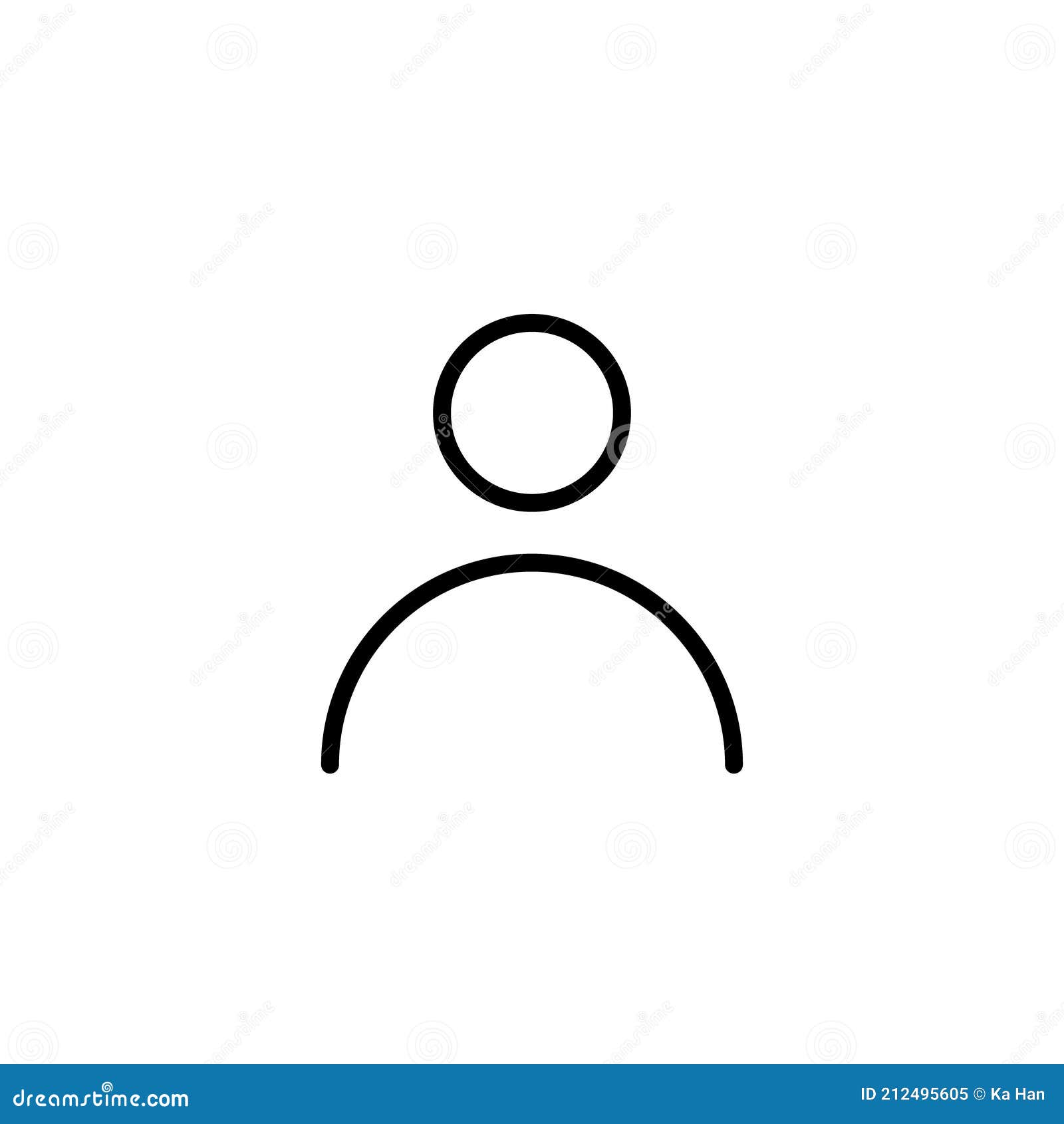 Social Media User Icon. Default Avatar Profile Vector Stock Vector ...