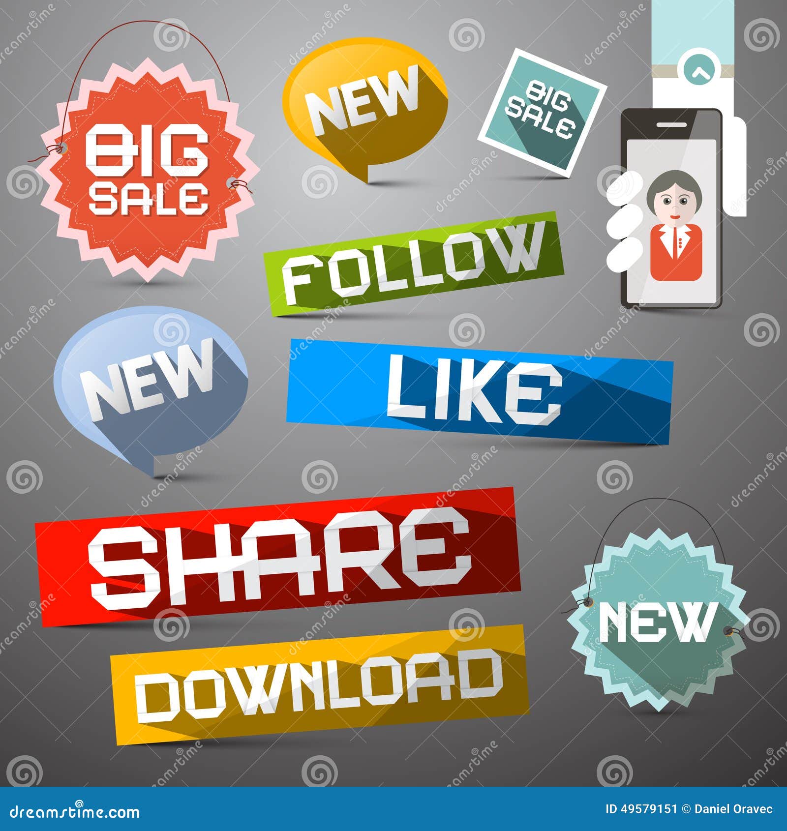 Social Media Vector Symbols Set Stock Vector - Illustration of internet ...