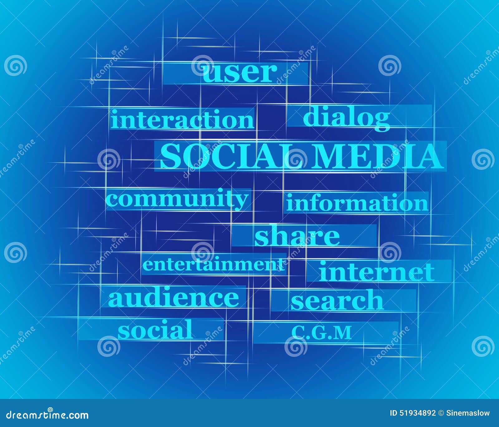 Social Media word concept stock photo. Image of user - 51934892