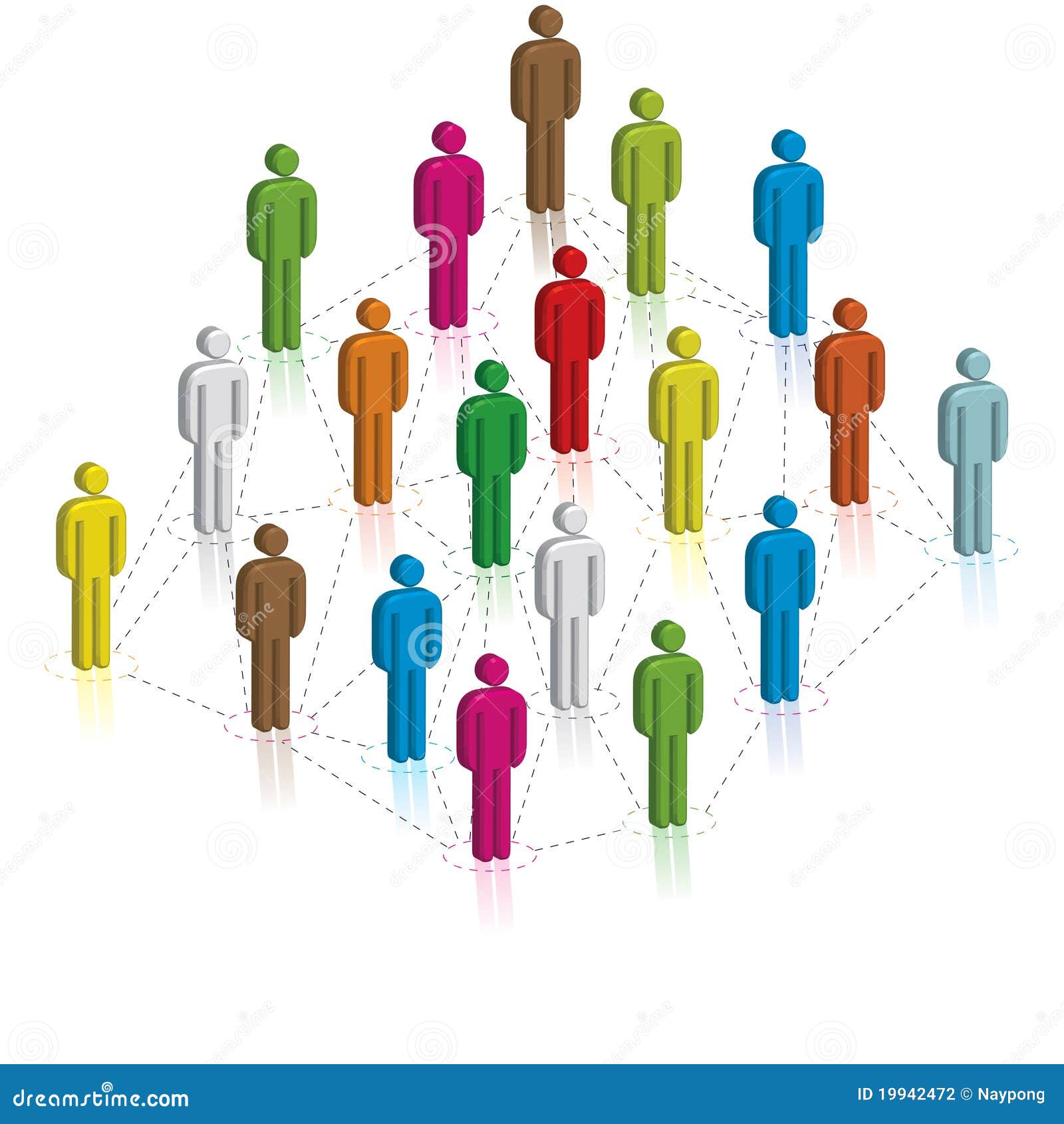 Social Network stock illustration. Illustration of computer - 19942472