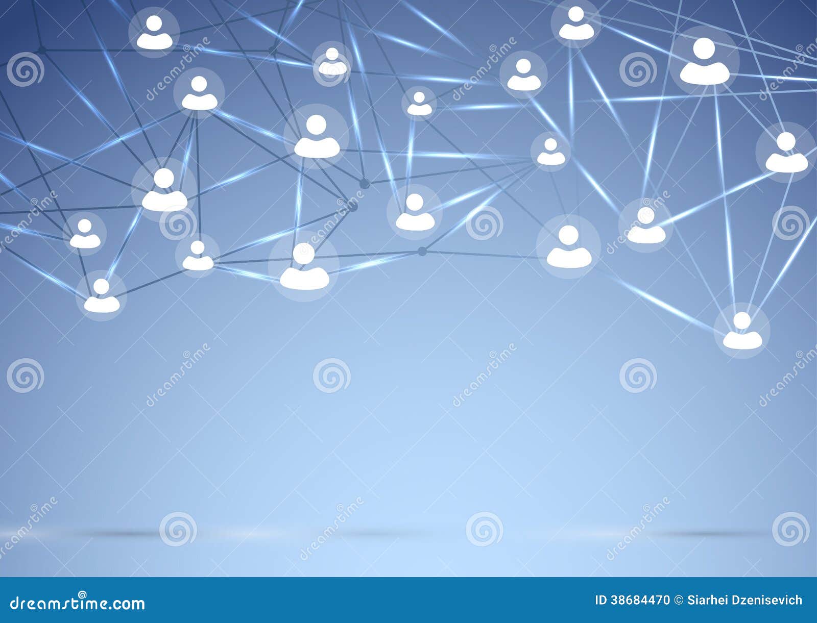 Social Network Background Concept Stock Vector - Illustration of ...