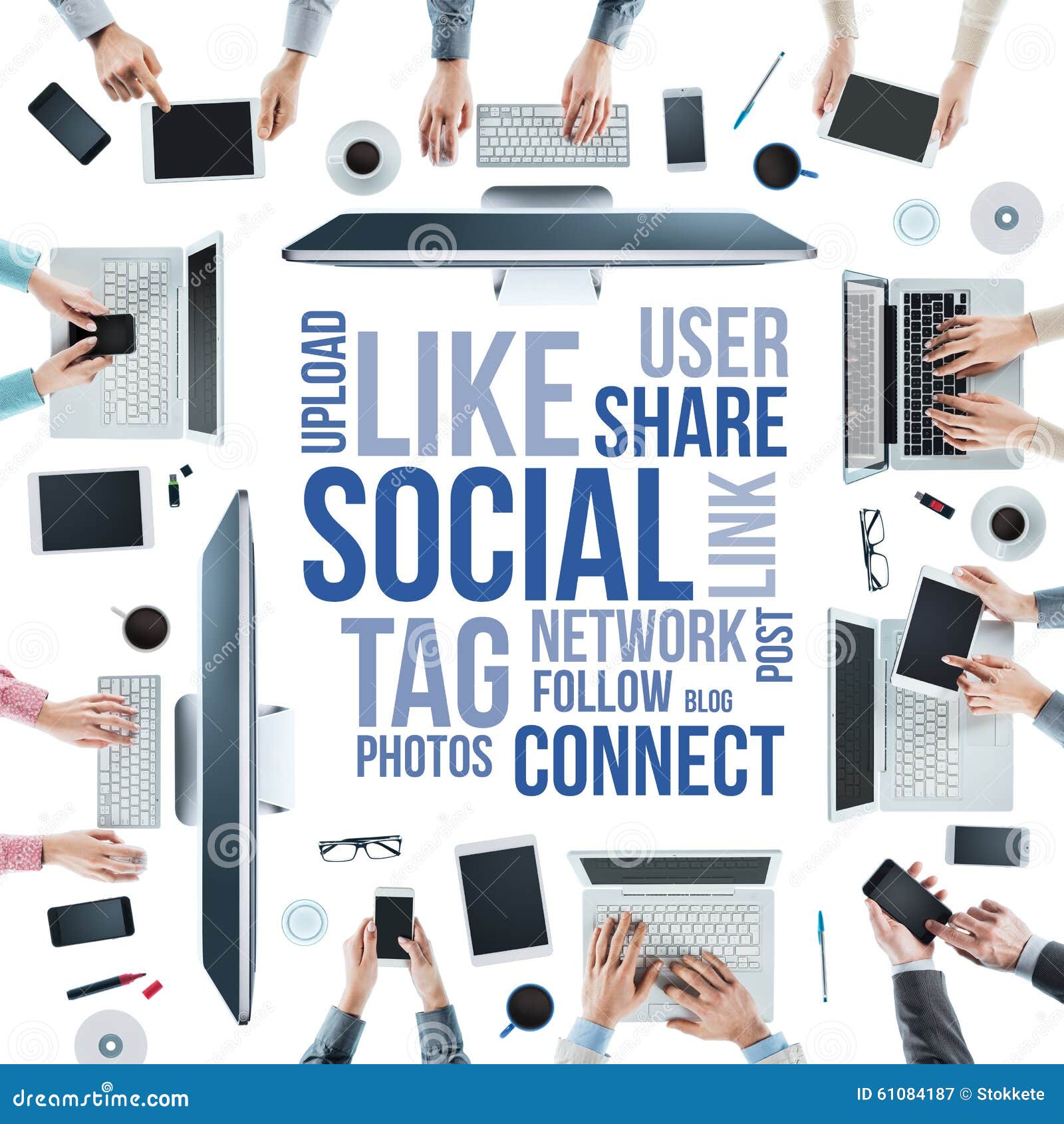 Social network community stock image. Image of phone - 61084187