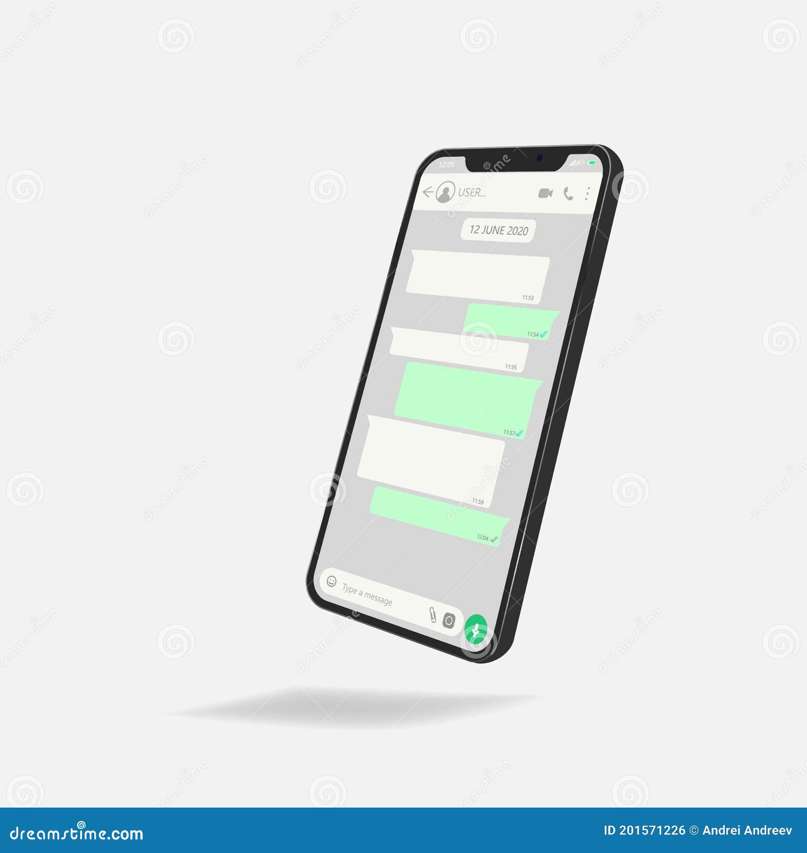 Social Network Concept. Blank Template. Messenger Window. Chating and ...