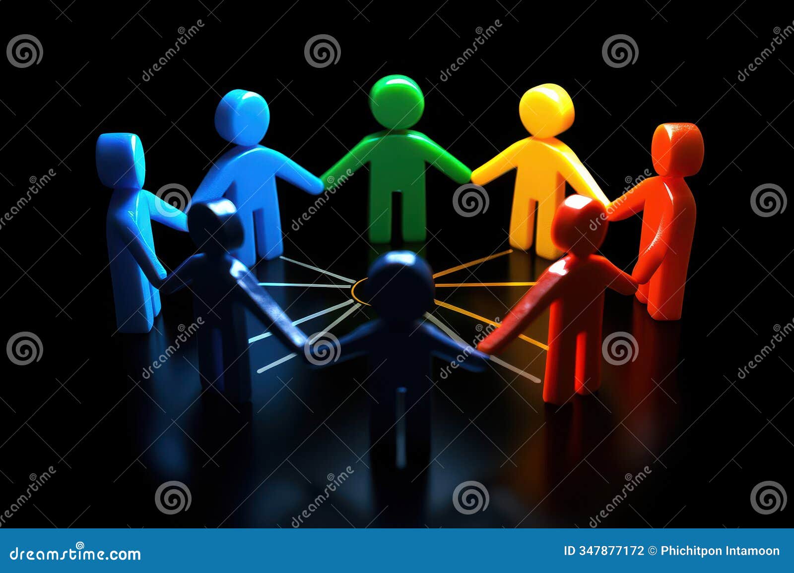 Social Network Connection of People with a Large Group on Abstract ...
