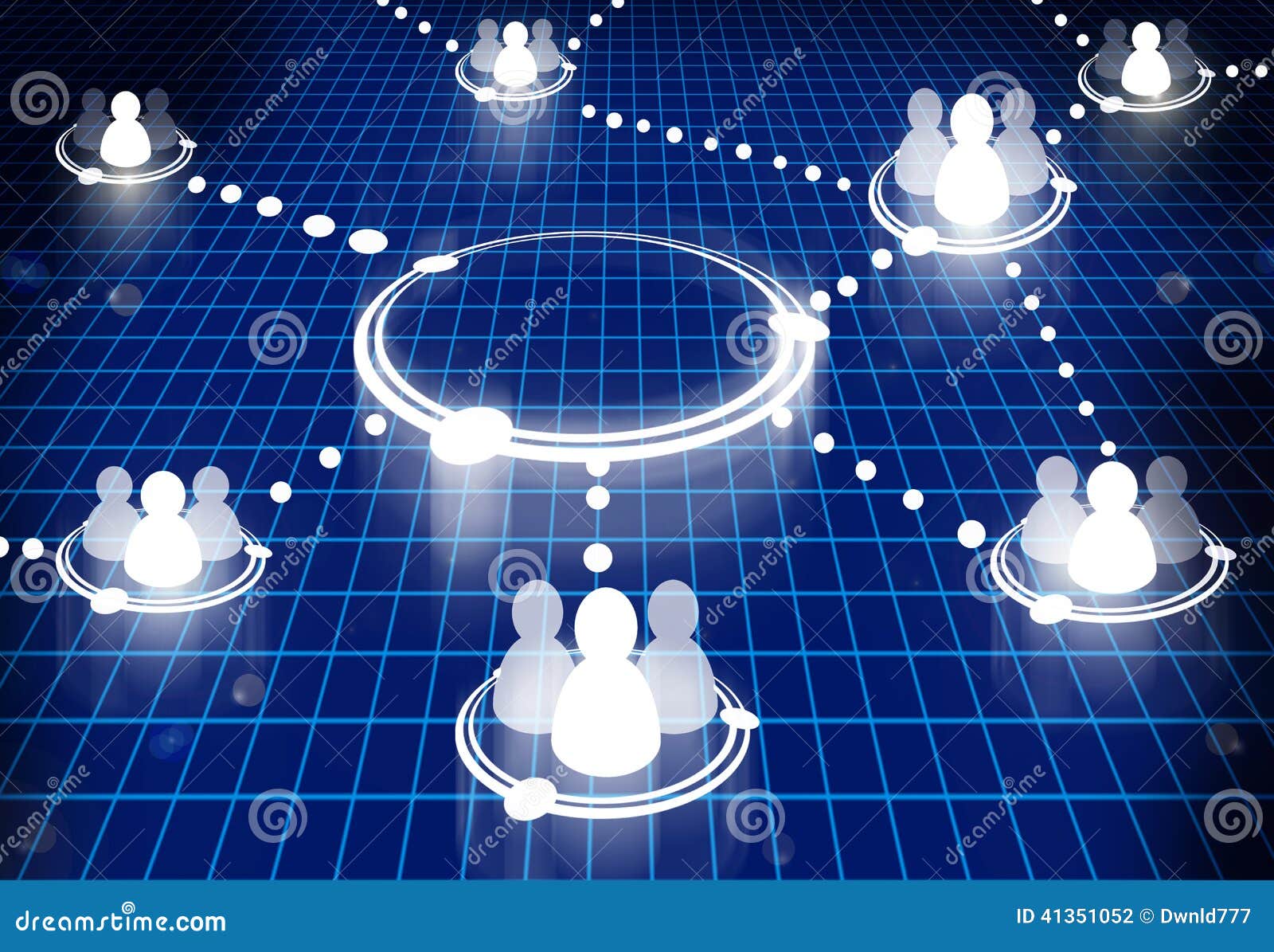 Social network diagram stock illustration. Illustration of business ...