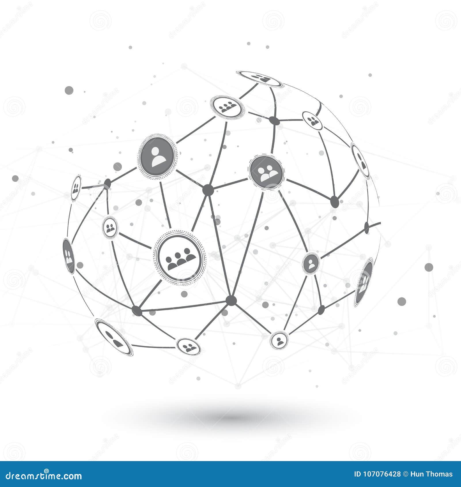 Social Network EPS10 Vector Design Concept Illustration Stock Vector ...