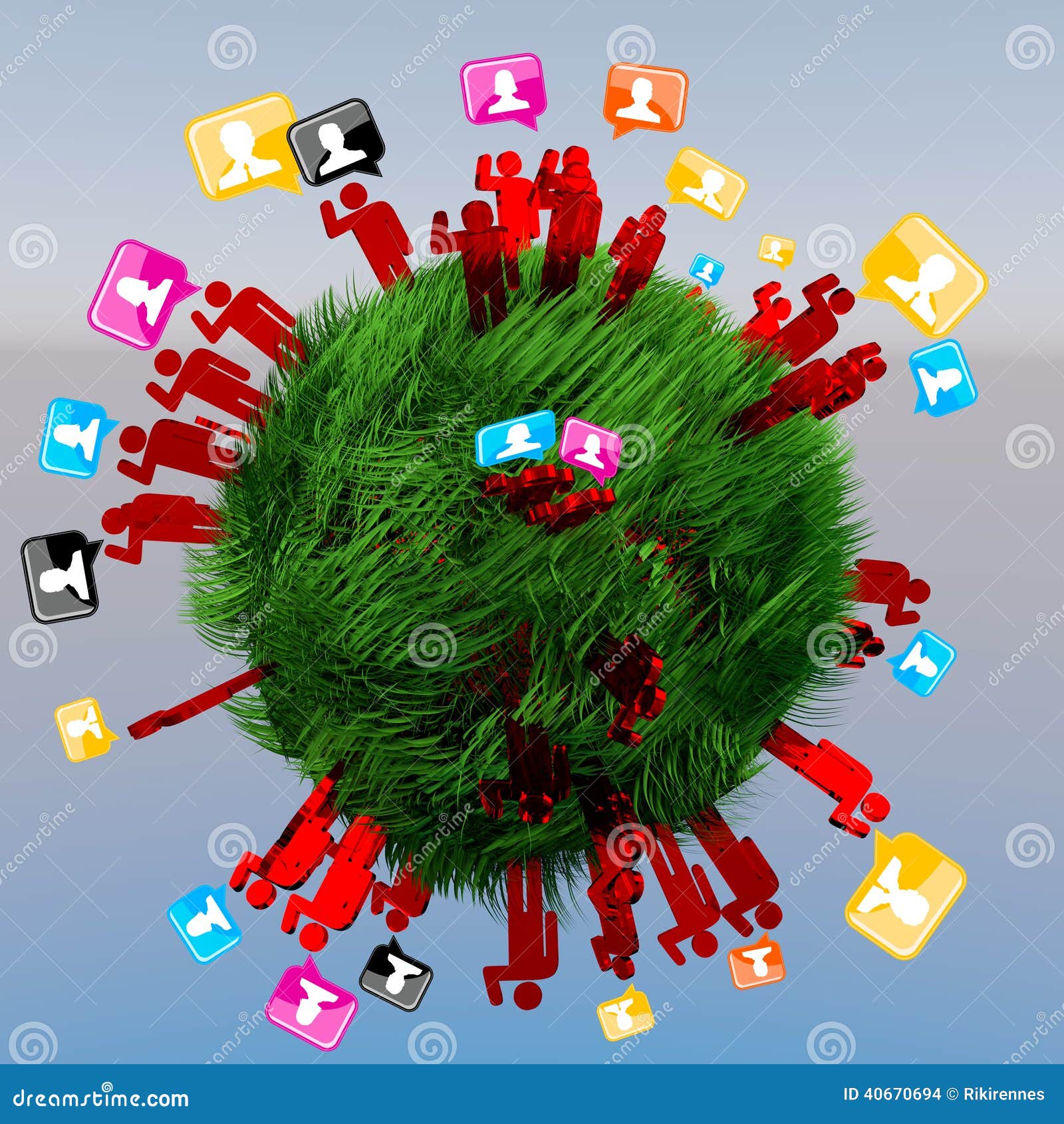 Social network stock illustration. Illustration of graphic - 40670694