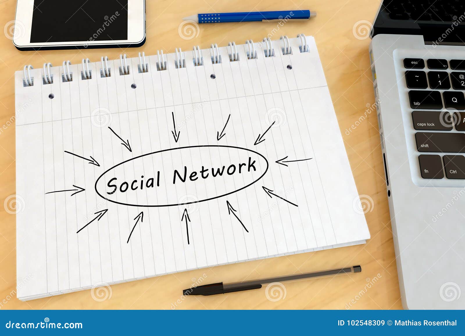 Social Network Text Concept Stock Illustration - Illustration of like ...