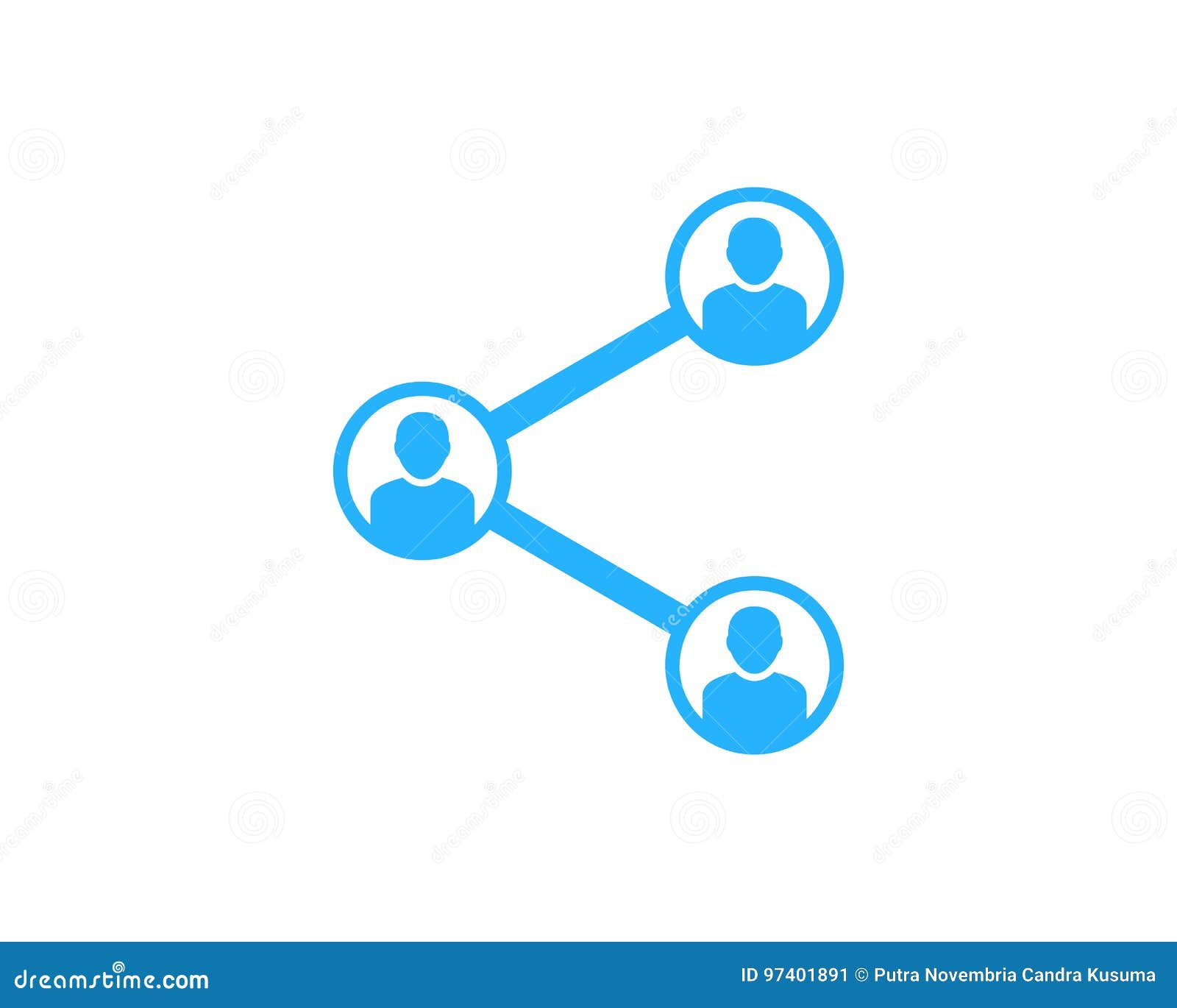 Social Network Icon Logo Design Stock Vector - Illustration of abstract ...