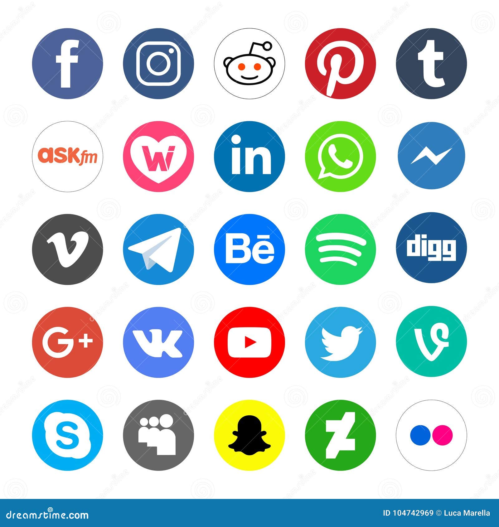 Social Network Icons and Buttons Isolated - PNG Editorial Stock Image ... Social Network Icons and Buttons Isolated - PNG Editorial Stock Image ...