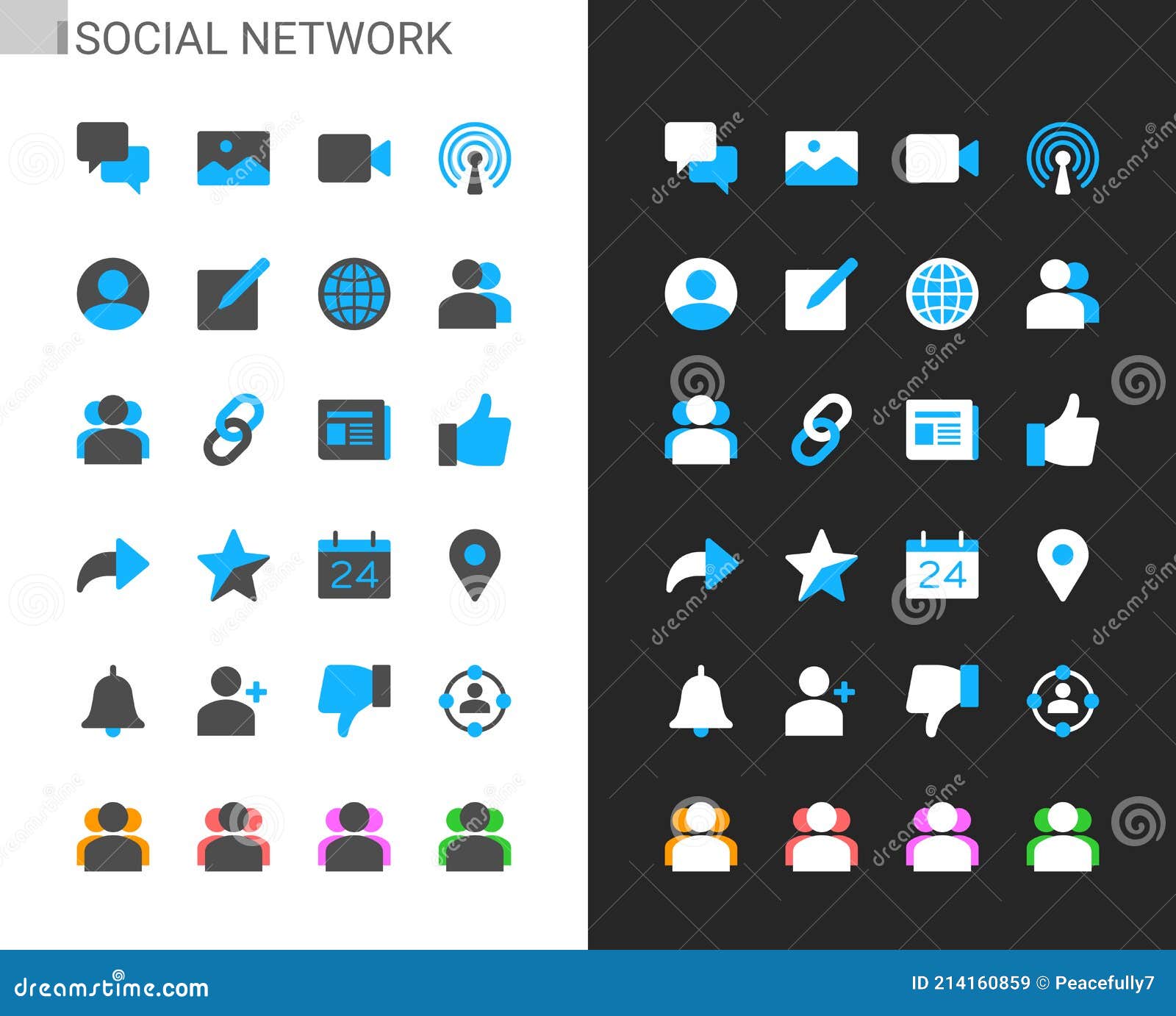Dark Theme Ui Kit. Digital Modern Interface App Pages Templates With ...