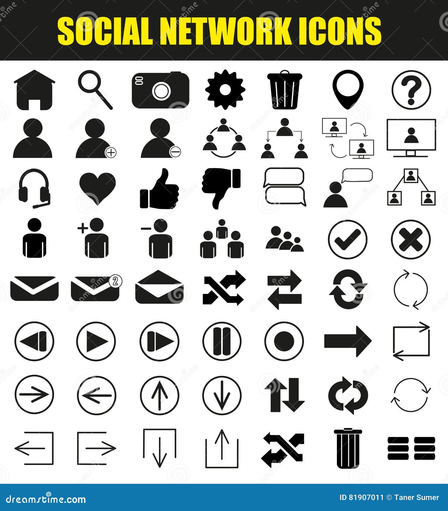 Social Network Icons editorial photo. Illustration of friendship - 81907011