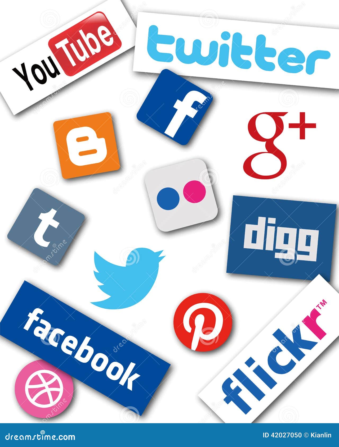 Social Networking Logos And Names