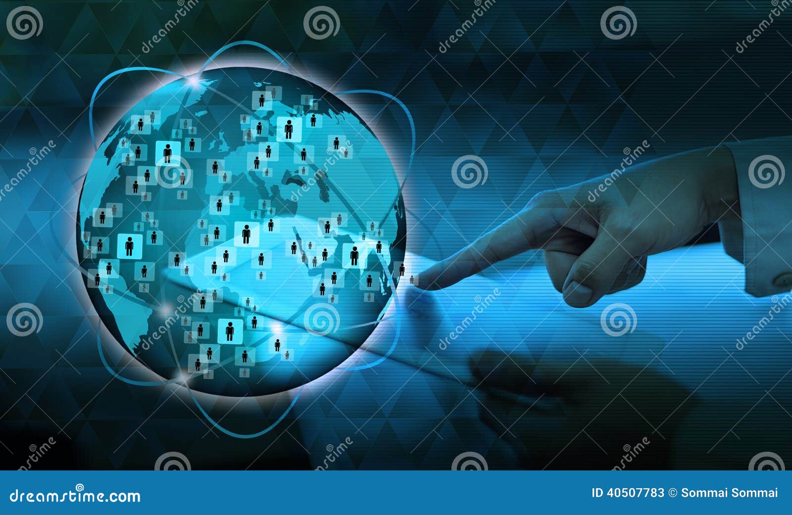 Social Network Internet Concept Stock Image - Image of communication ...