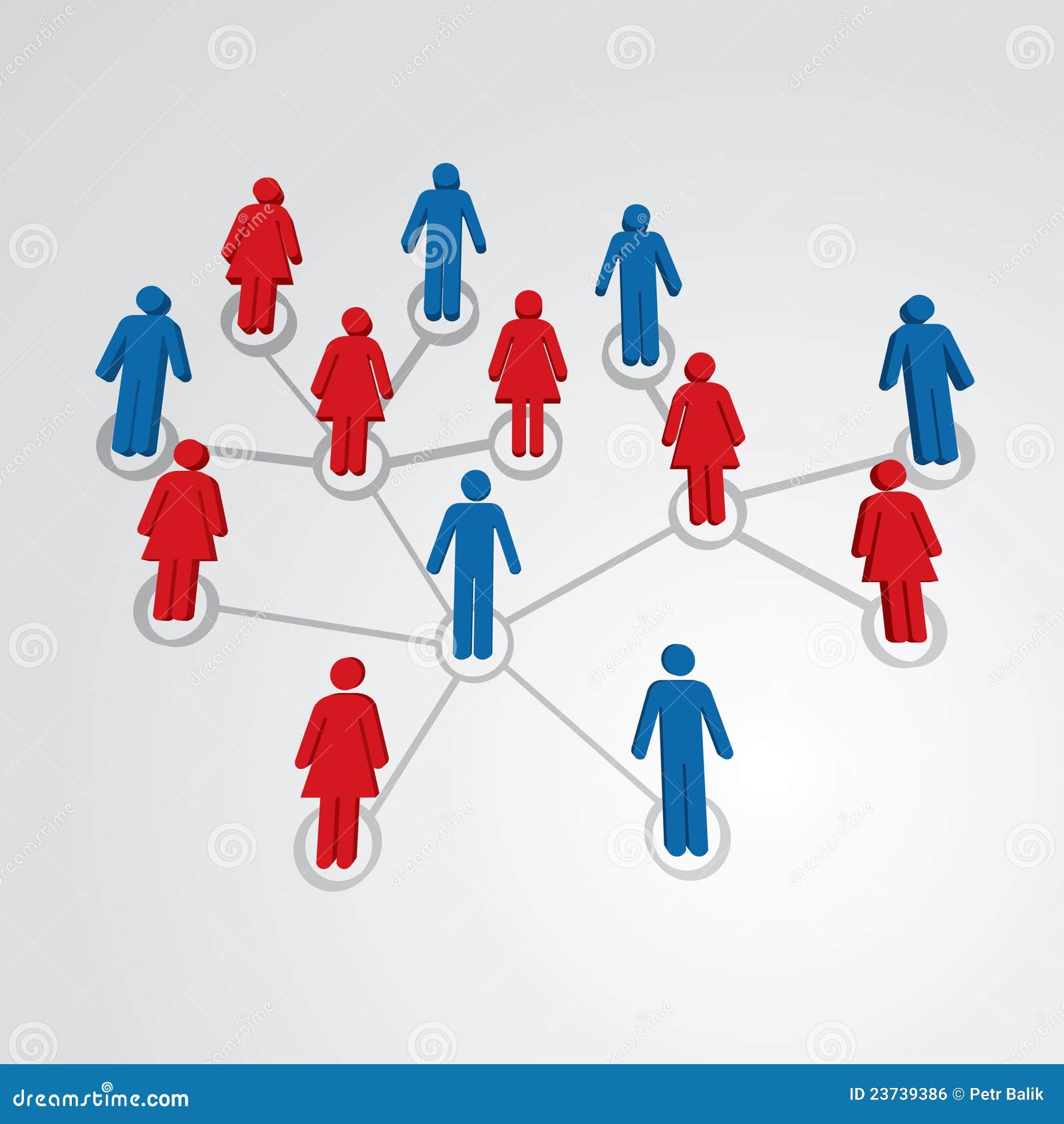 Social network map stock illustration. Illustration of render - 23739386