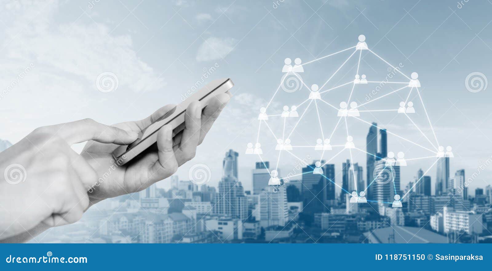 Social Network, Mobile Phone Internet Network and Communication ...