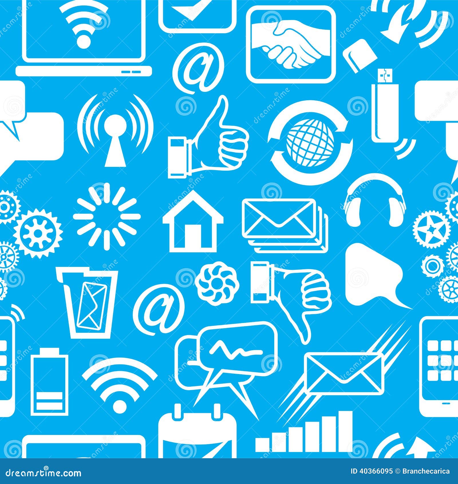 Social network pattern stock vector. Illustration of system - 40366095