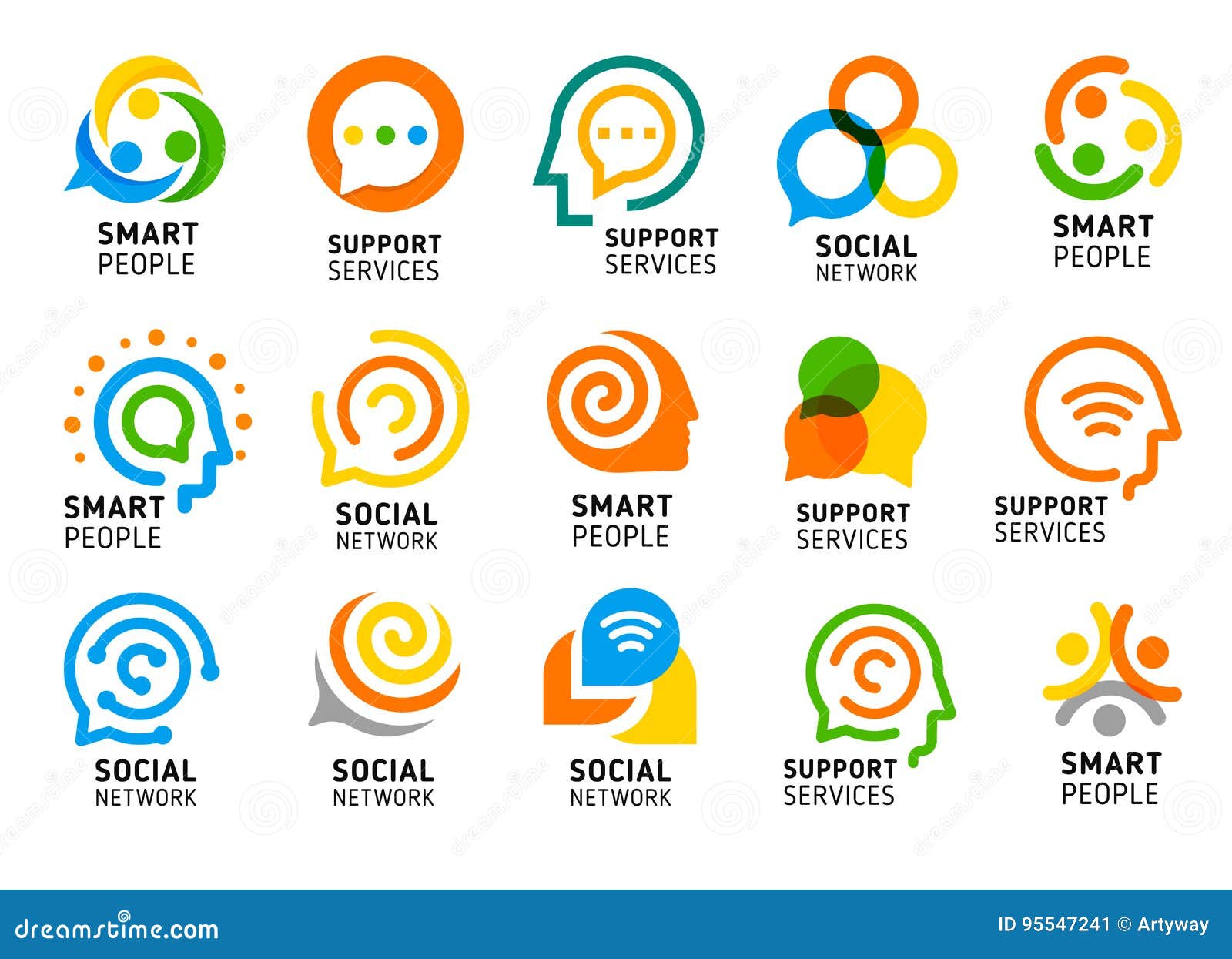 Social Network for Smart People with Creative Brain. Support Services ...