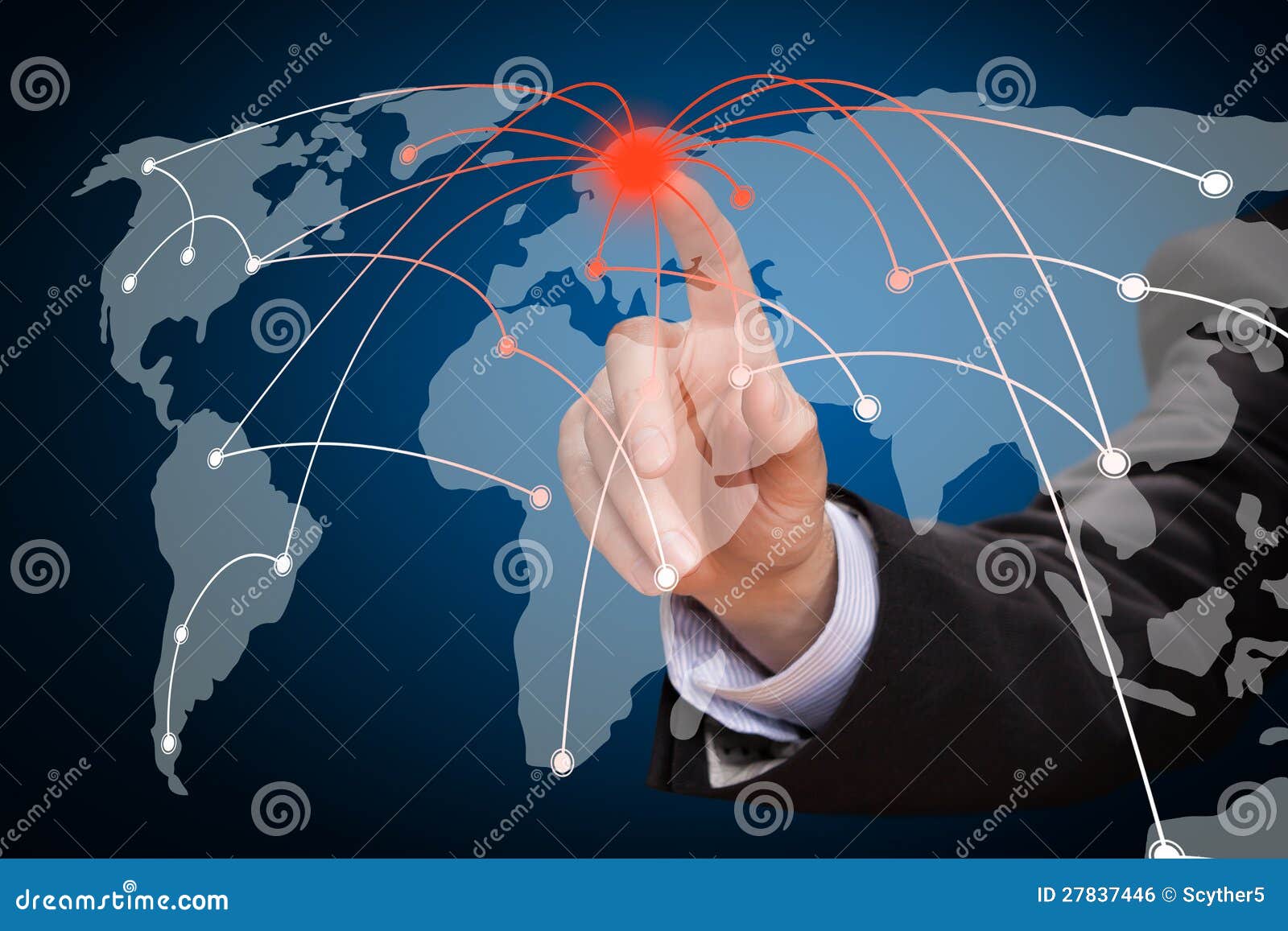 Social network structure stock photo. Image of board - 27837446