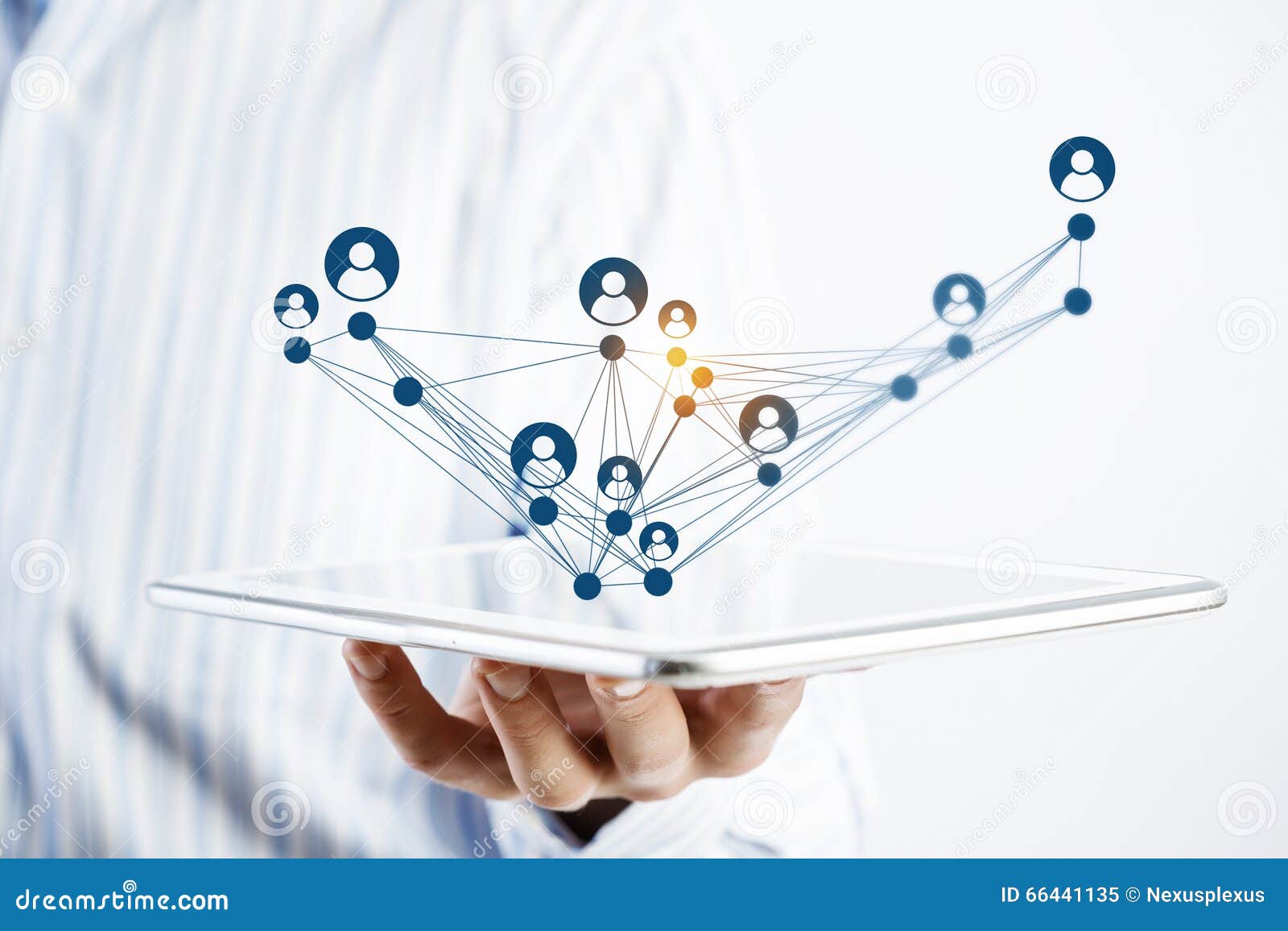 Social Network Structure As Concept Stock Image - Image of internet ...