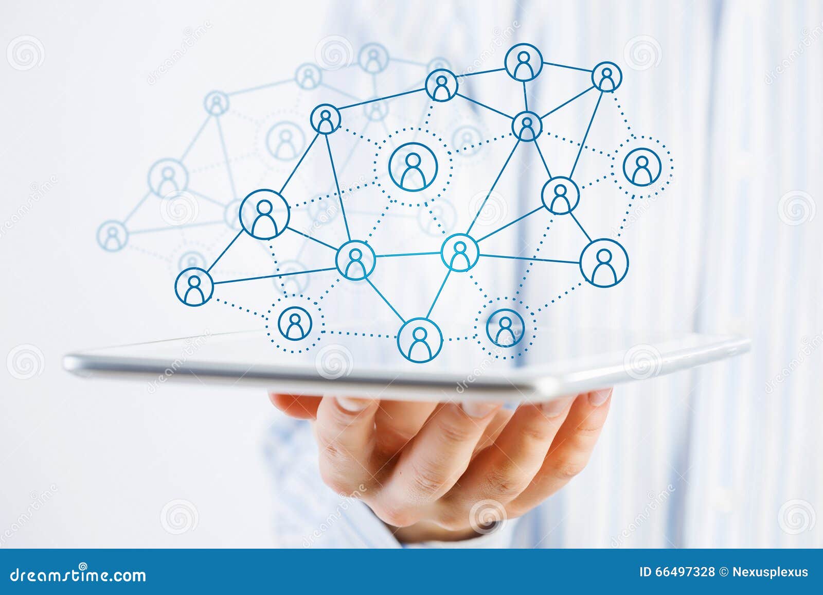 Social Network Structure As Concept Stock Photo - Image of people ...