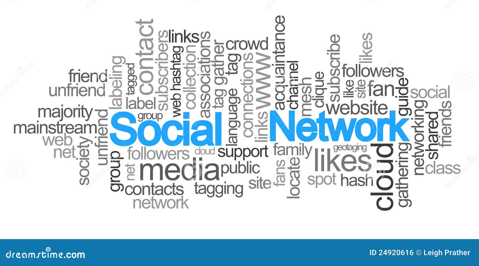 Social network tag cloud stock illustration. Illustration of online ...