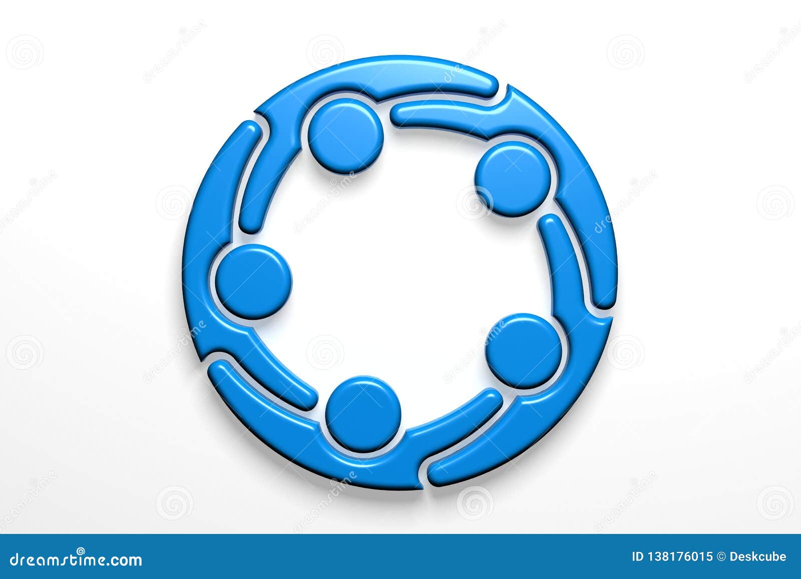 Social Network Teamwork Logo. 3D Render Illustration Stock Illustration ... Social Network Teamwork Logo. 3D Render Illustration Stock Illustration ...