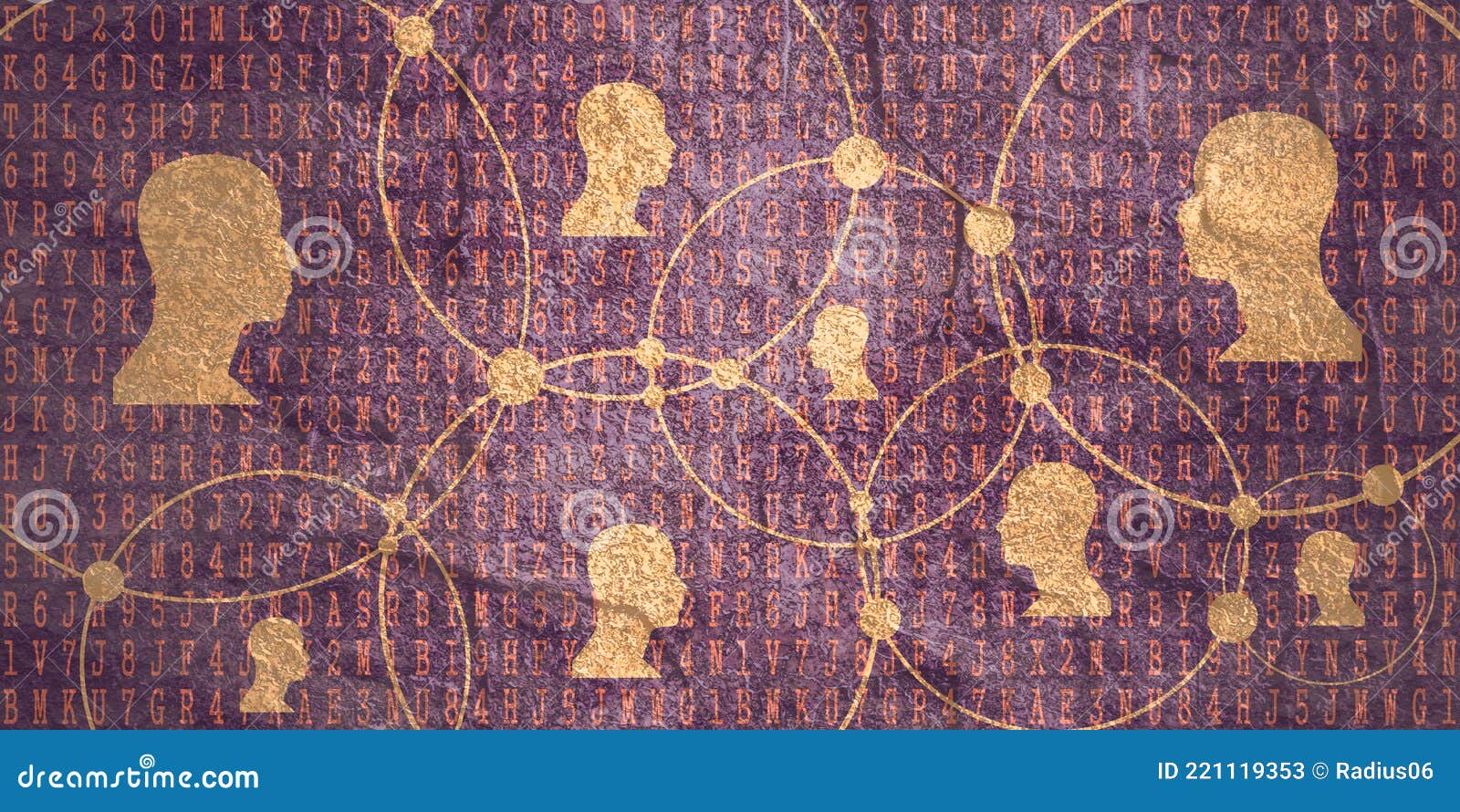 Social Network Technology Concept. Internet Human Communication Stock ...