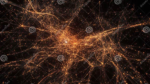A Social Network Visualized As an Infinite City Where Data Flows ...
