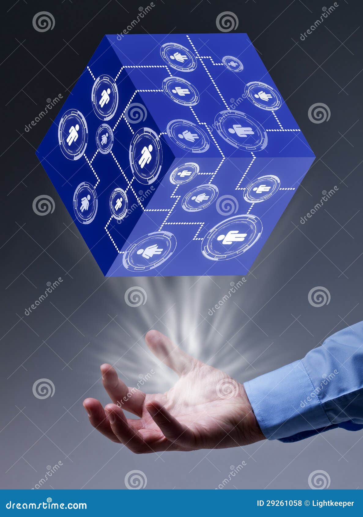 Social Networking in Business Stock Photo - Image of global, internet ...