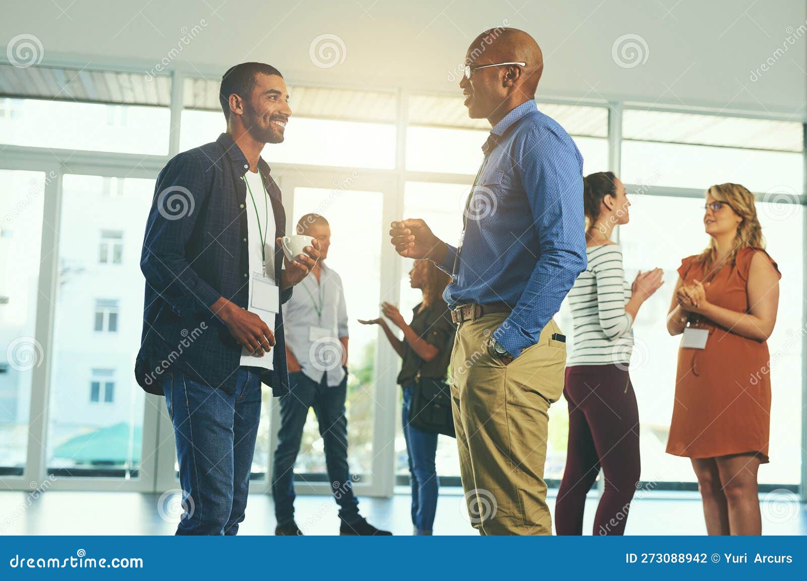 This is Social Networking in Person. a Group of Diverse Creative ...