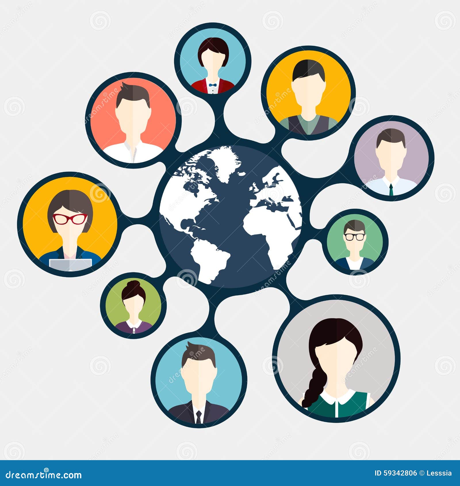 Social Networking and Social Media Avatar Stock Vector - Illustration ...